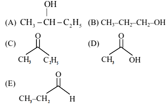 Which among the following compounds give yellow solid when reacted with ...