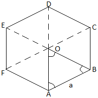 Area of regular hexagon of side ‘a’ units is ………… sq. units (A) 6√3/4 a ...