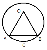 Area of segment of a circle …………… (A) area of sector (B) area of ...