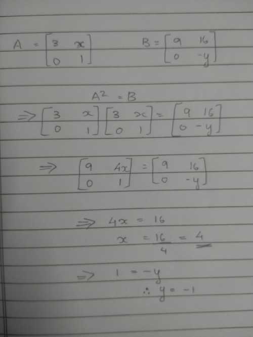 ICSE Class 10 Mathematics, Algebra , Matrices - Sarthaks eConnect ...