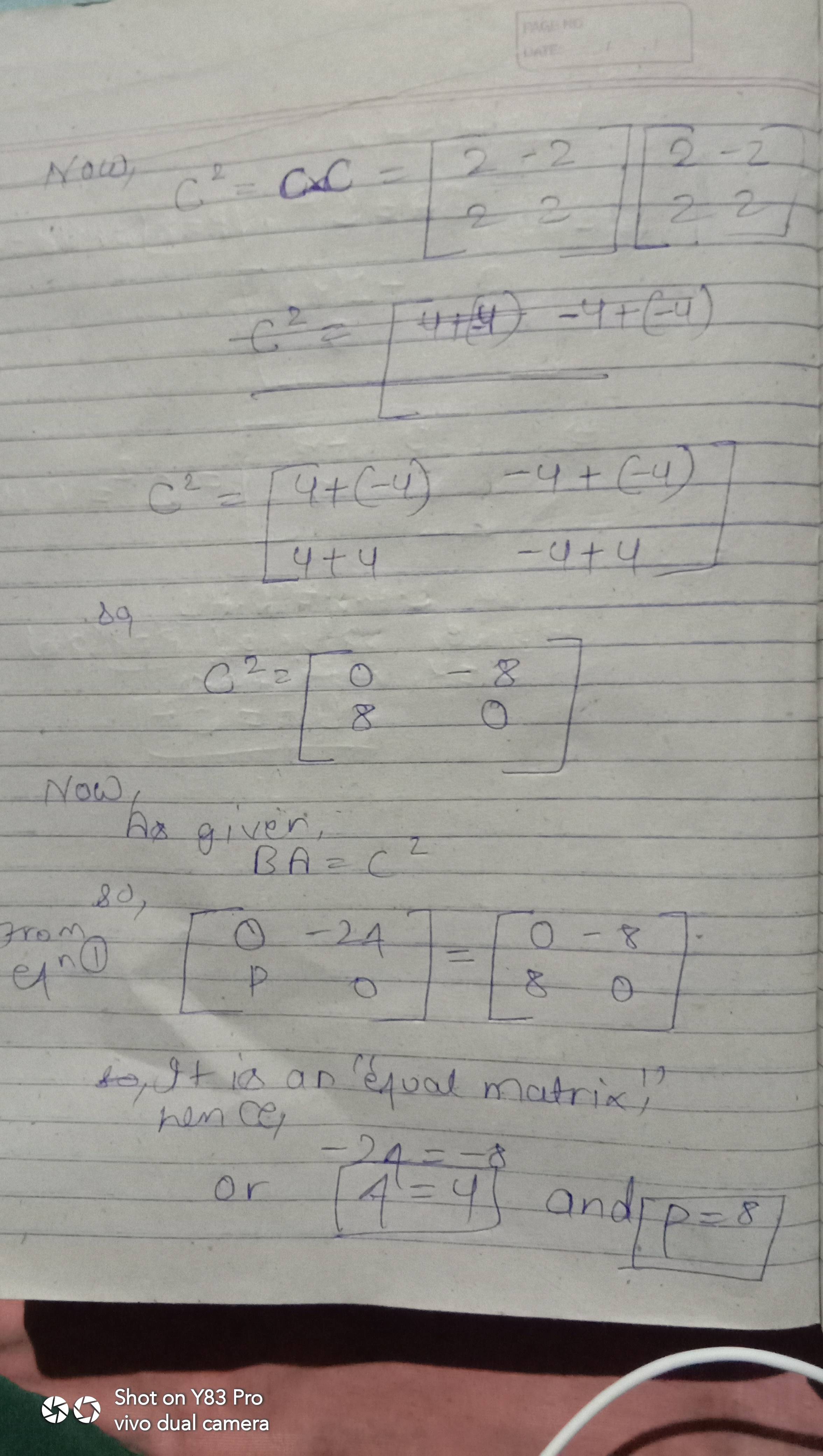 8 Given A Left Begin Array Ll P And 0 0 And 2end Array Right