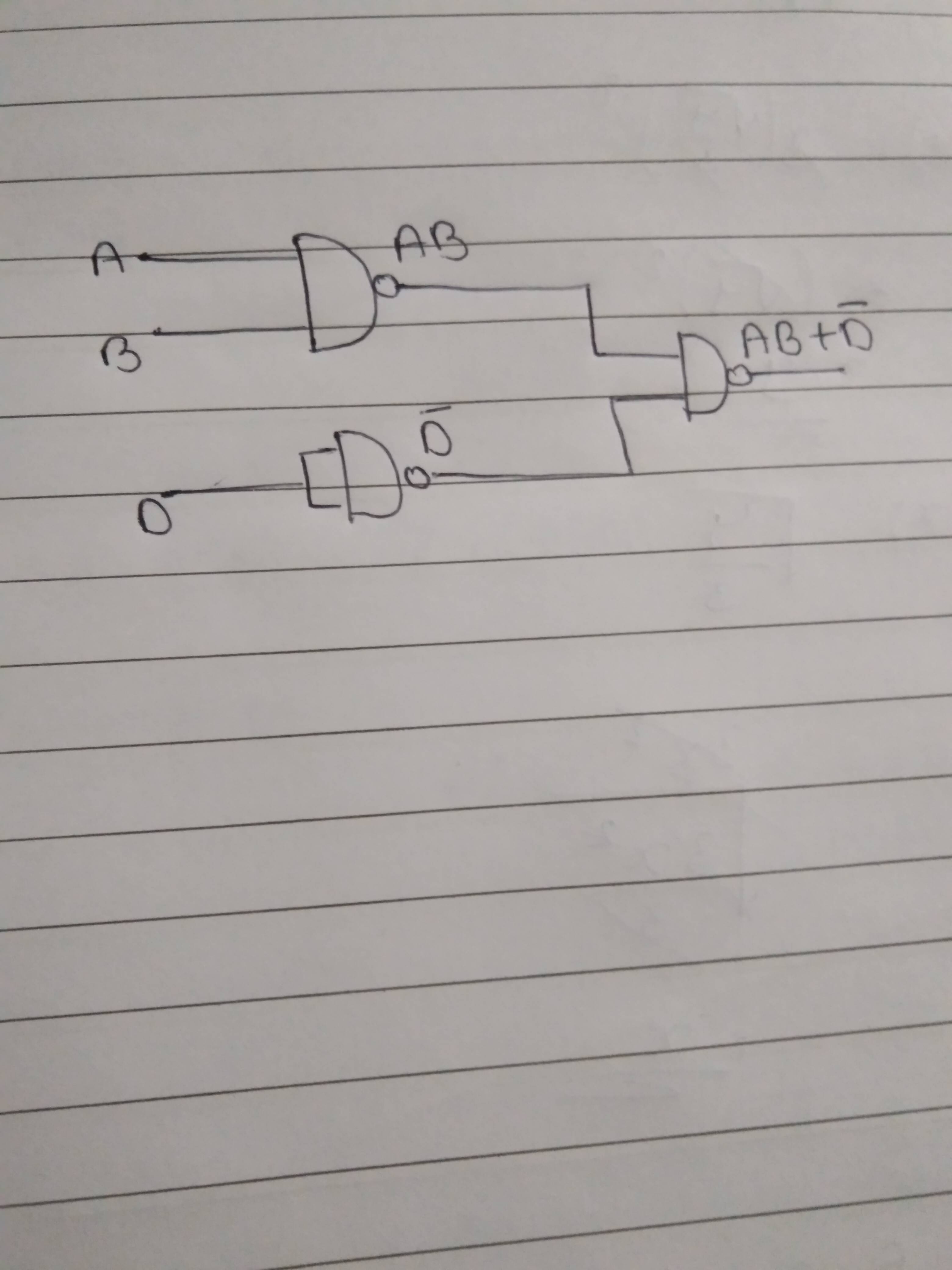48. Simplify the following expression using K-map and the NAND gate ...