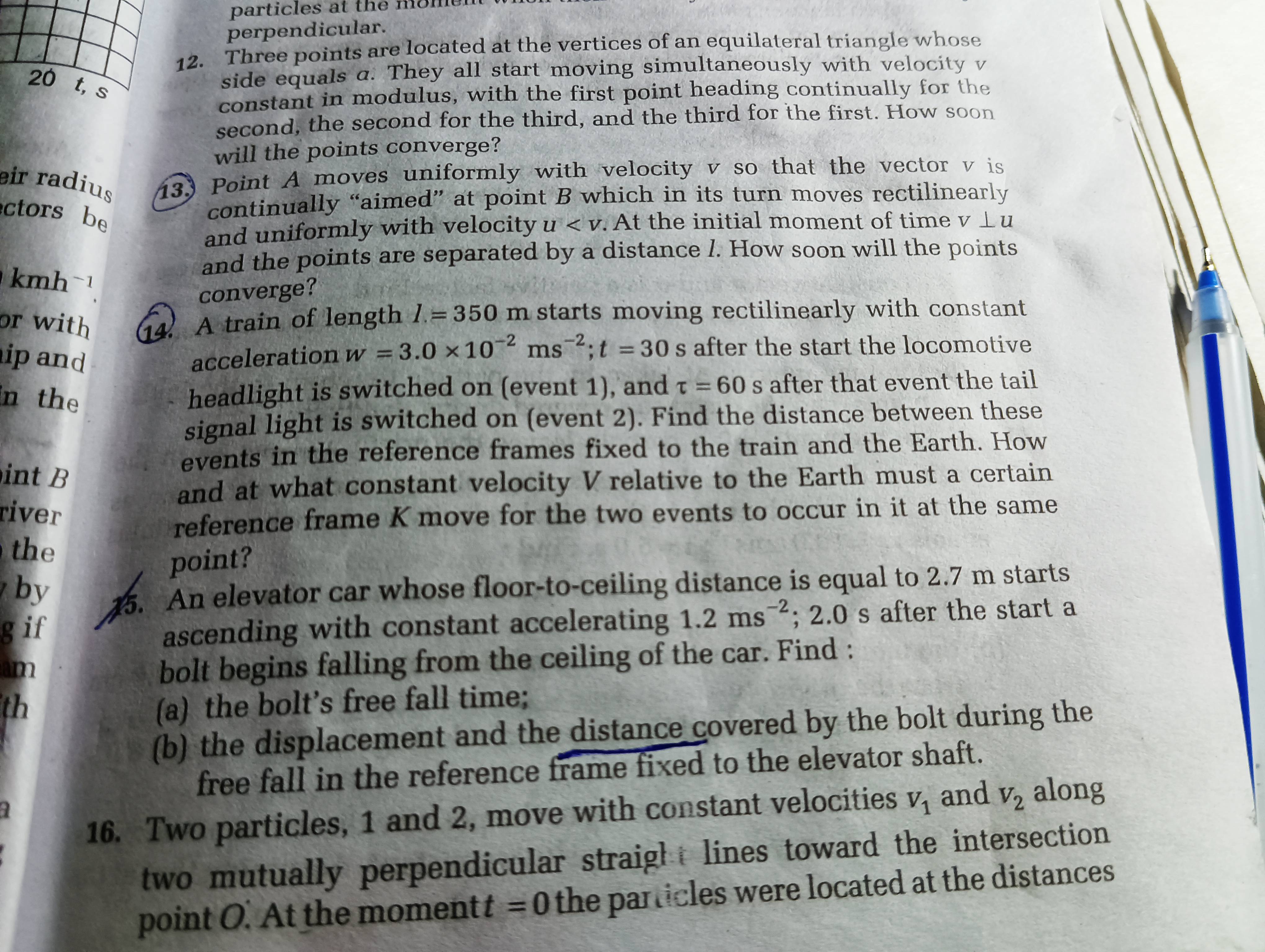 How to find distance? Qno. 15 - Sarthaks eConnect | Largest Online Education Community