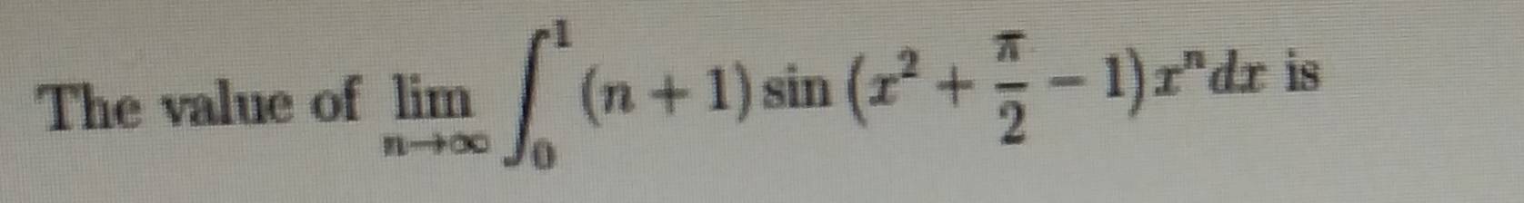 The value of limit - Sarthaks eConnect | Largest Online Education Community