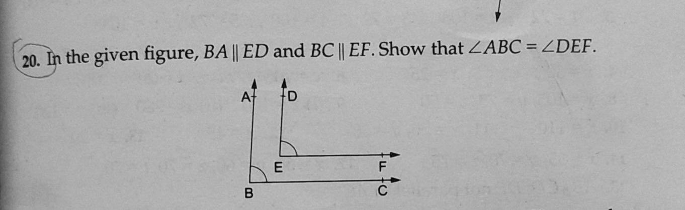 Lines & Angles, Ex-7C - Sarthaks eConnect | Largest Online Education ...